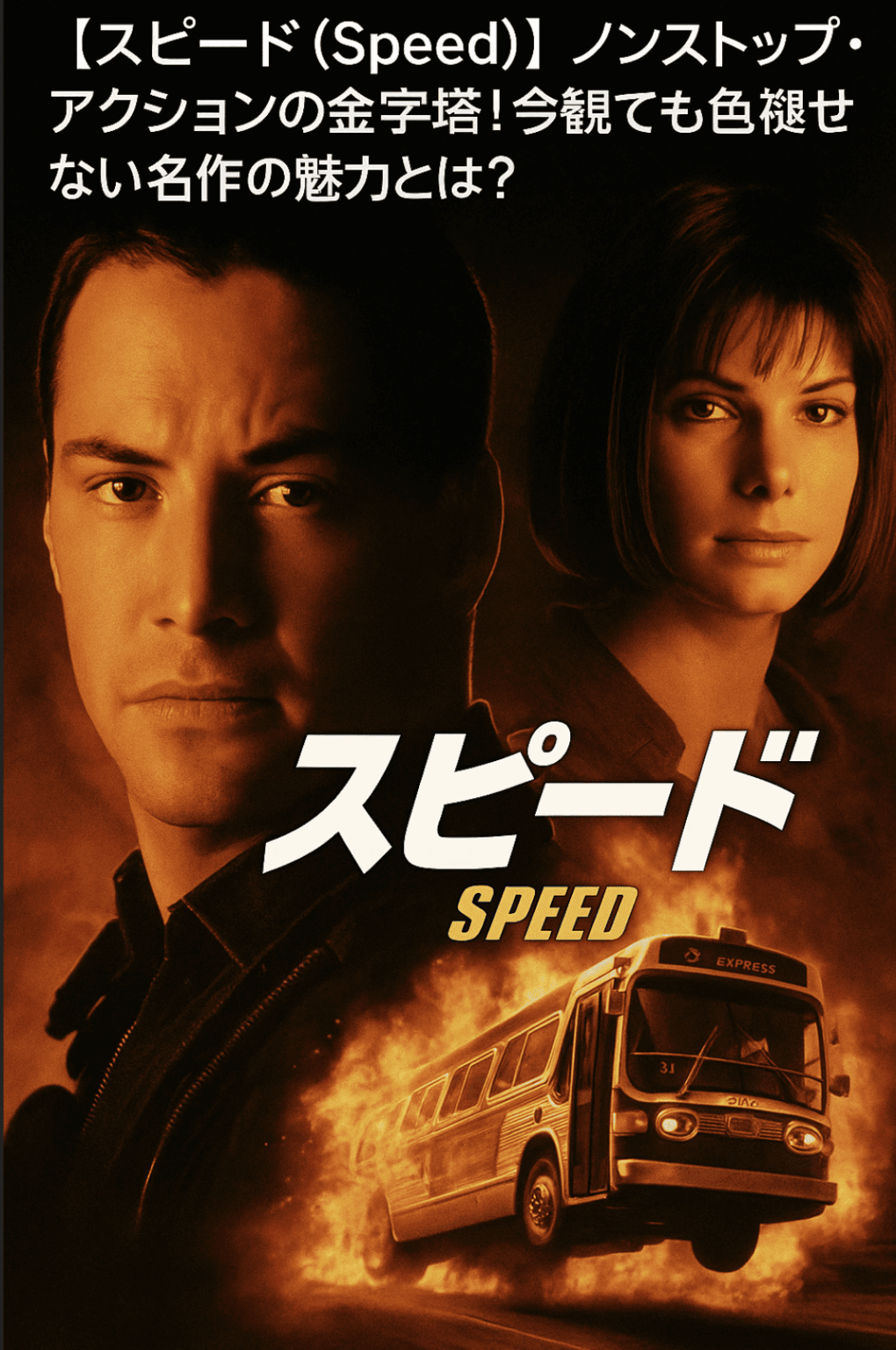 【スピード（Speed）】ノンストップ・アクションの金字塔！今観ても色褪せない名作の魅力とは？ - Extra-Lab-movie